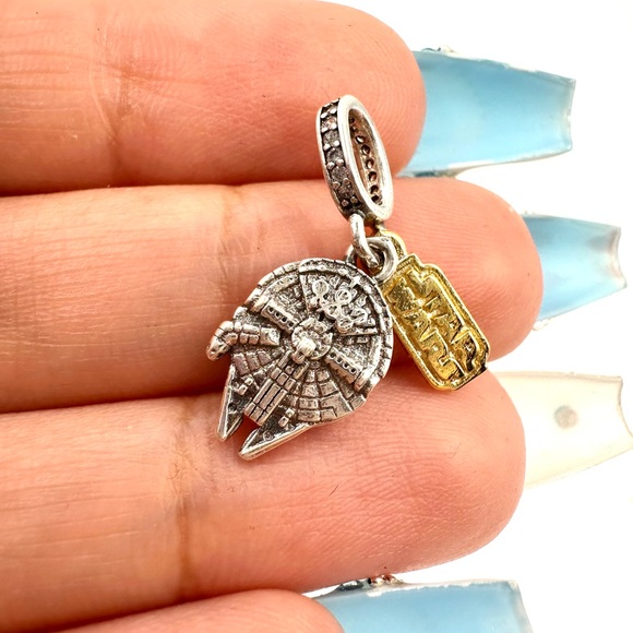 Pandora | Jewelry | Pandora Star Wars Millennium Falcon Dangle Charm ...